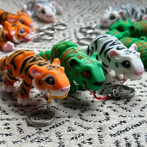 Tiger Keychains, "articulated" 3D Print - Etsy