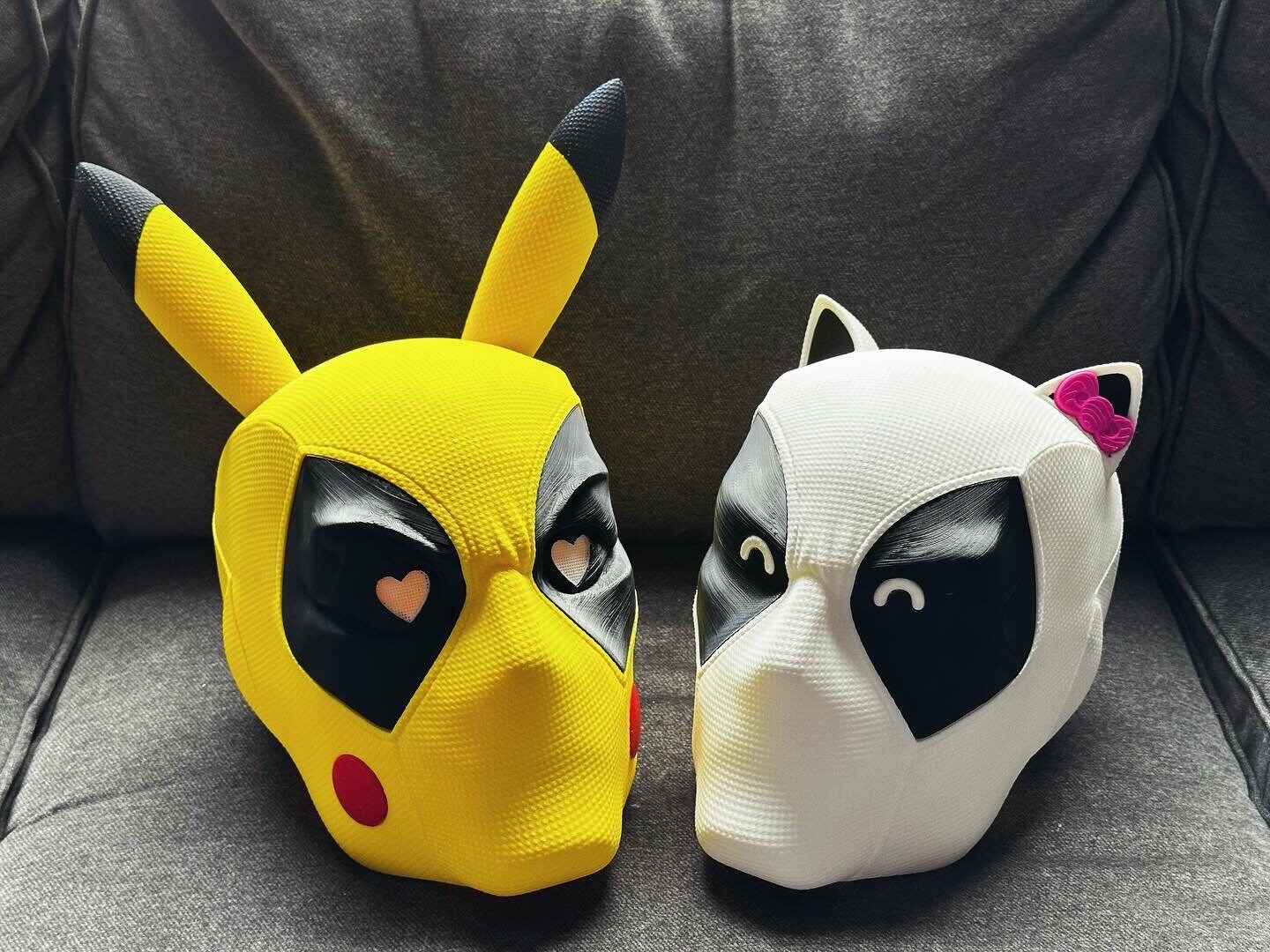 Dead Pool, (pika Pool or Hello Kitty Pool) Enclosed Mask, 3D Print ...