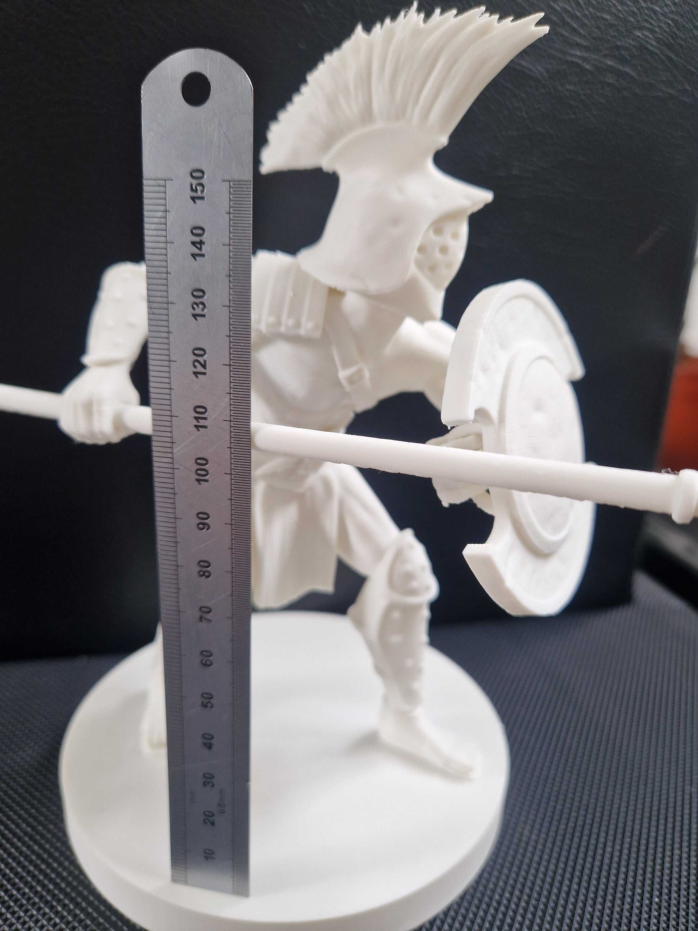 Gladiator in Action - 3D Printed, Ancient Roman Warrior Sculpture ...