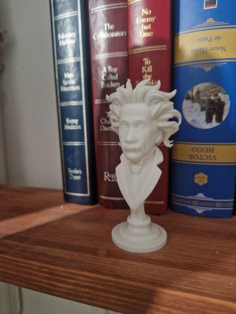 Bust Albert Einstein Statue - Science Desk Decor Home Art Gift - Etsy