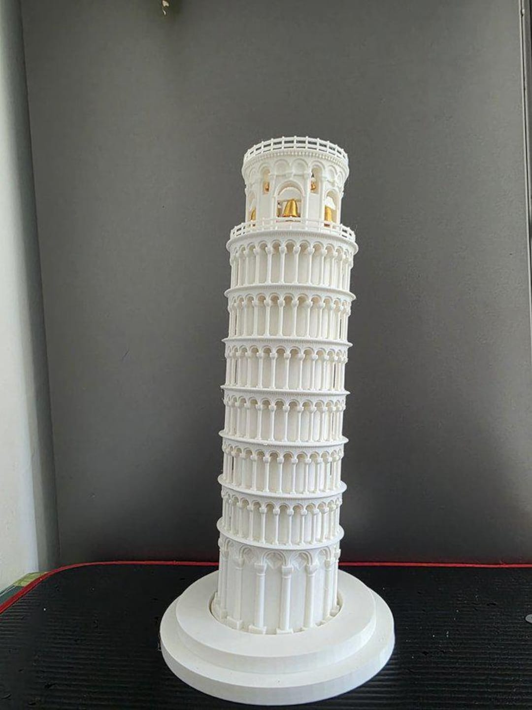 Large 3D Printed Leaning Tower of Pisa Model 40cm | Italy Souvenir ...