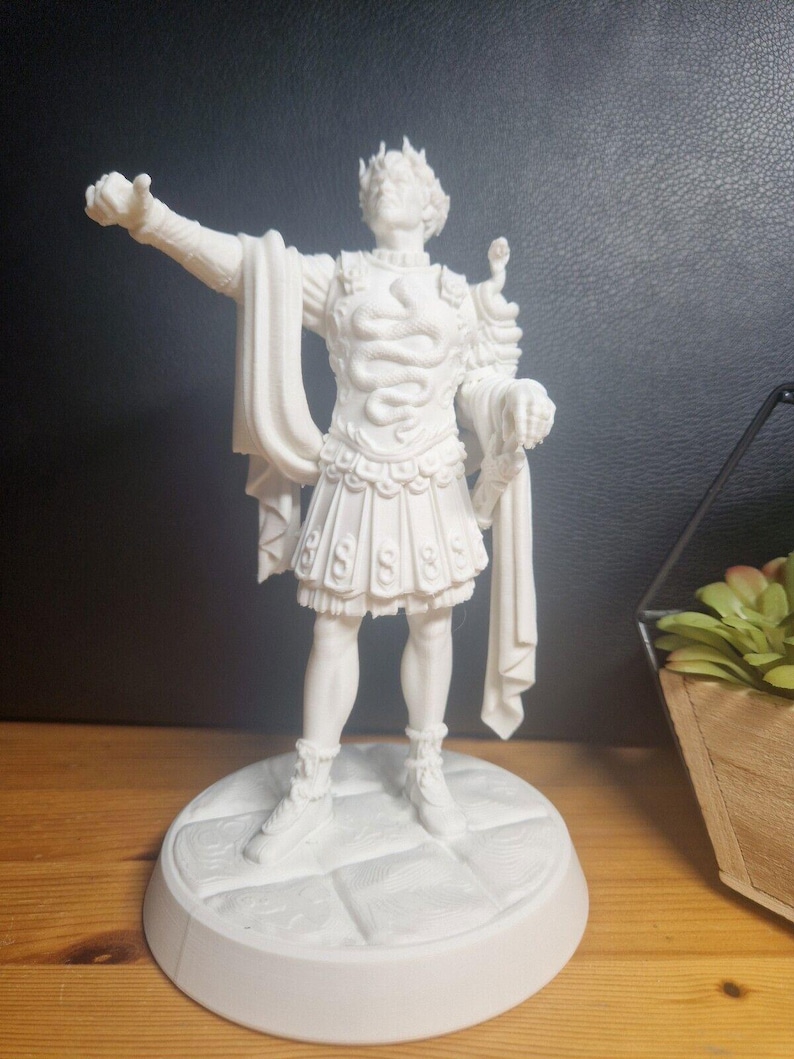 Roman Infamous Emperor Nero Statue, Historical Bust Figurine, Ancient ...