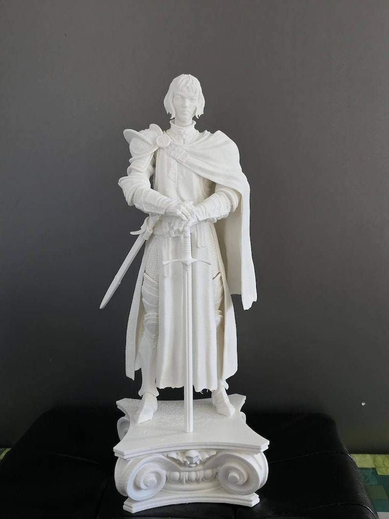 Joan of Arc Knight Statue Medieval Warrior Figurine Armour Sculpture ...