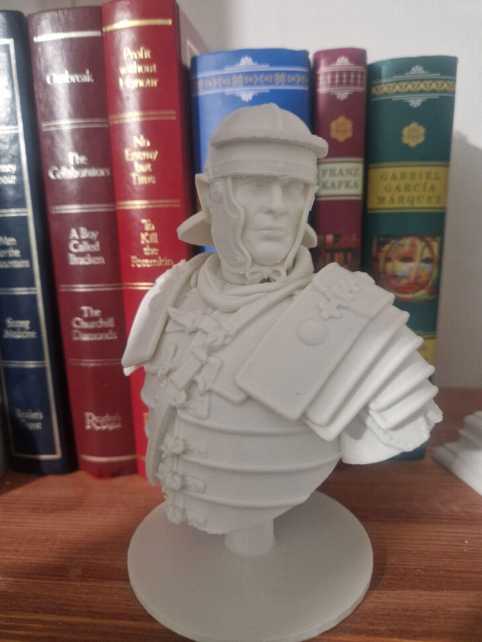 Roman Legionnaire Bust Model - Historical Centurion Optio Military Art ...