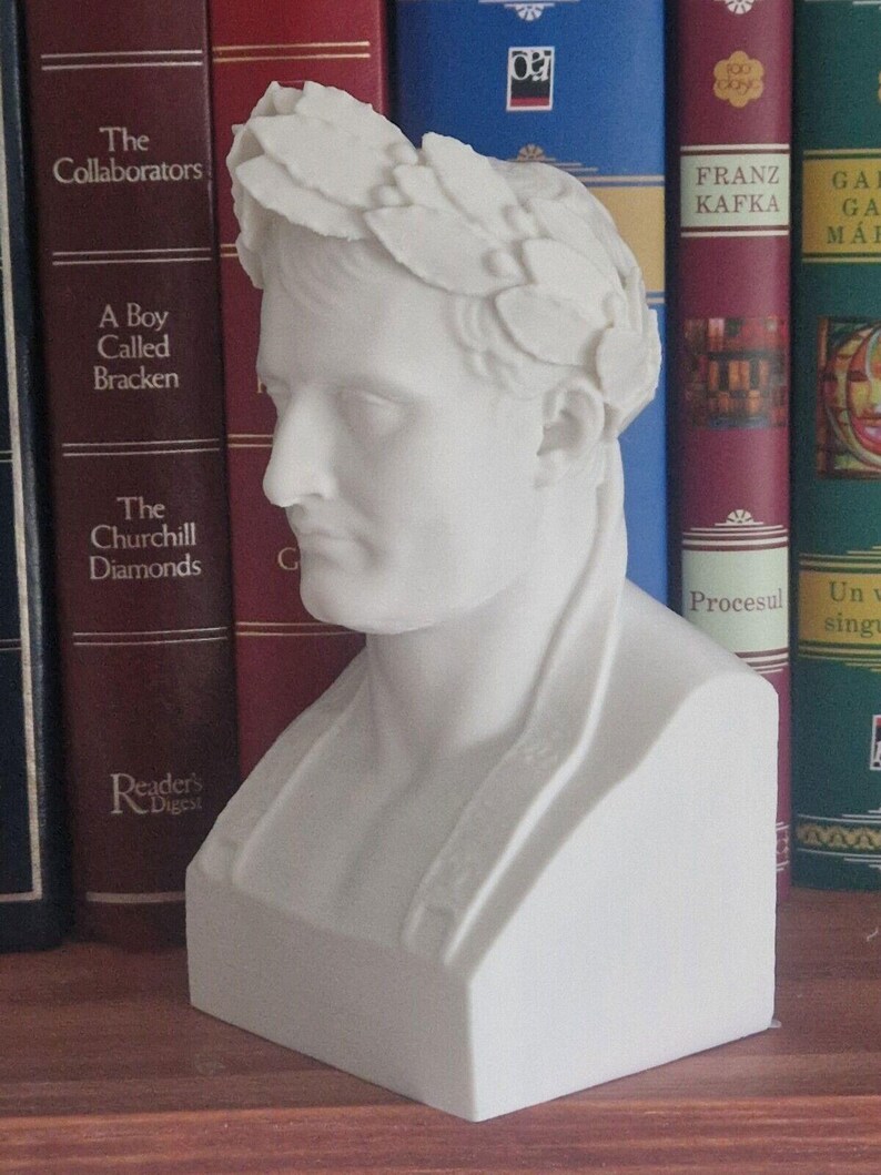 Emperor Napoleon Bonaparte Bust With Laurel Crown Classic Statue Home ...