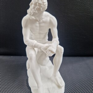 Boxer at Rest 3d-printed, Hellenistic Art Replica 15cm Art Home Decor ...