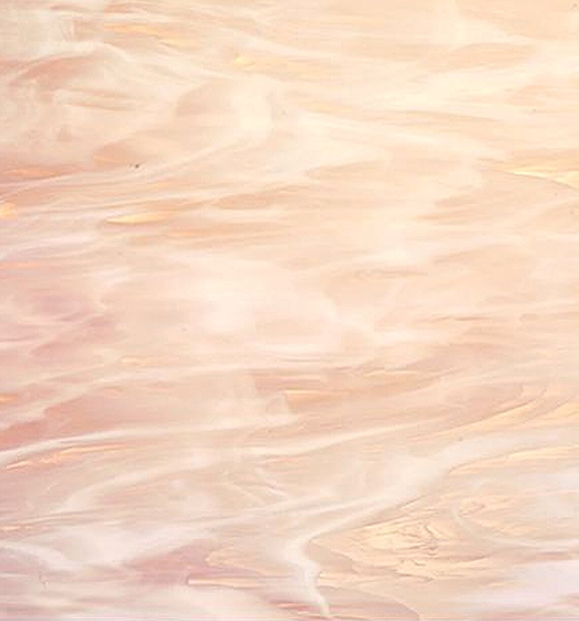Pink Champagne Wispy Stained Glass Sheet 6x6 Spectrum Mosaic Art Any ...