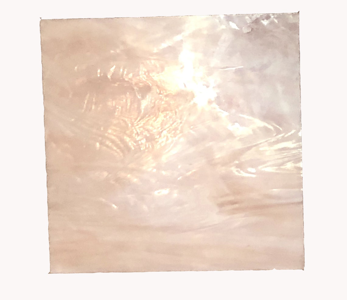 Pink Champagne Wispy Stained Glass Sheet 6x6 Spectrum Mosaic Art Any ...