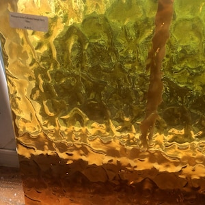 Amber Flemish Transparent Stained Glass Sheet 6x6 Any Quantity Ships ...