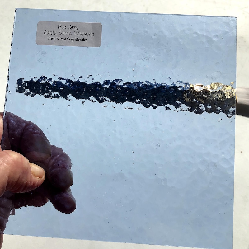 Blue Gray Glass Sheets - Etsy