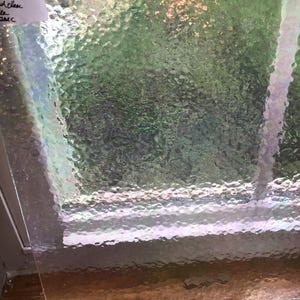 Iridescent Stained Glass Sheet Clear Corella Classic 6x6" Any QTY Ships ...