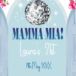Mamma Mia Digital Mobile Invitation - Abba Mamma Mia Party Mobile Evite ...