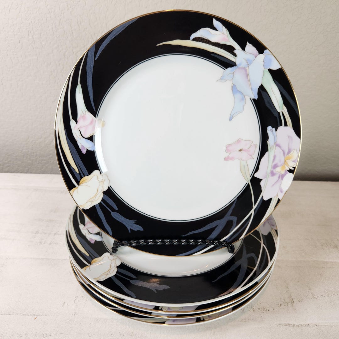 Vintage Mikasa Charisma Black Dinner Plate, L9050, 10.25 Inch, 1980s ...