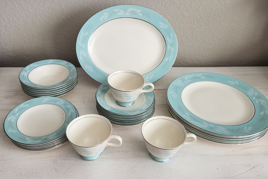 Vintage China Homer Laughlin Eggshell Cavalier 28 Piece Set - Etsy