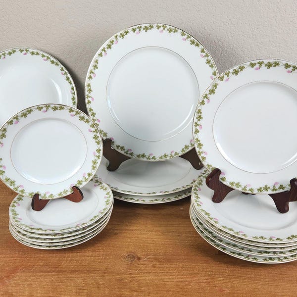 Shamrock Plates - Etsy