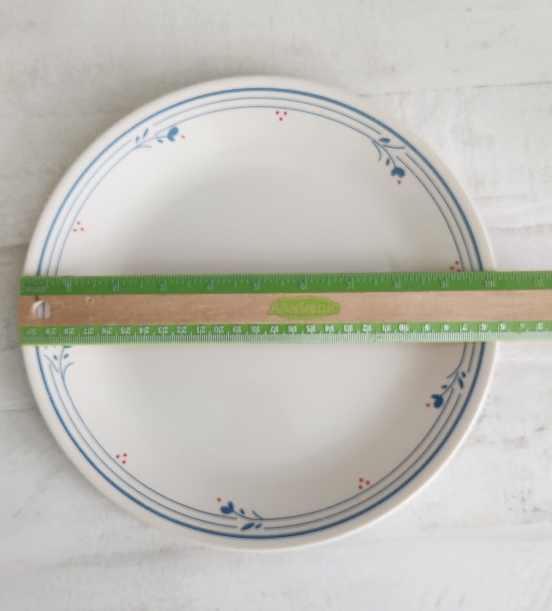 Corelle Country Violets by Corning Dinner Plates, Dessert Plates ...