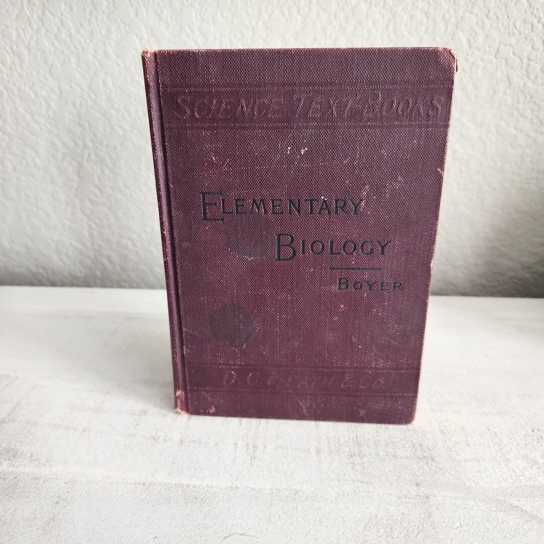 Antique 1894 Biology Laboratory Manual by Emanuel Boyer – 1st Edition ...