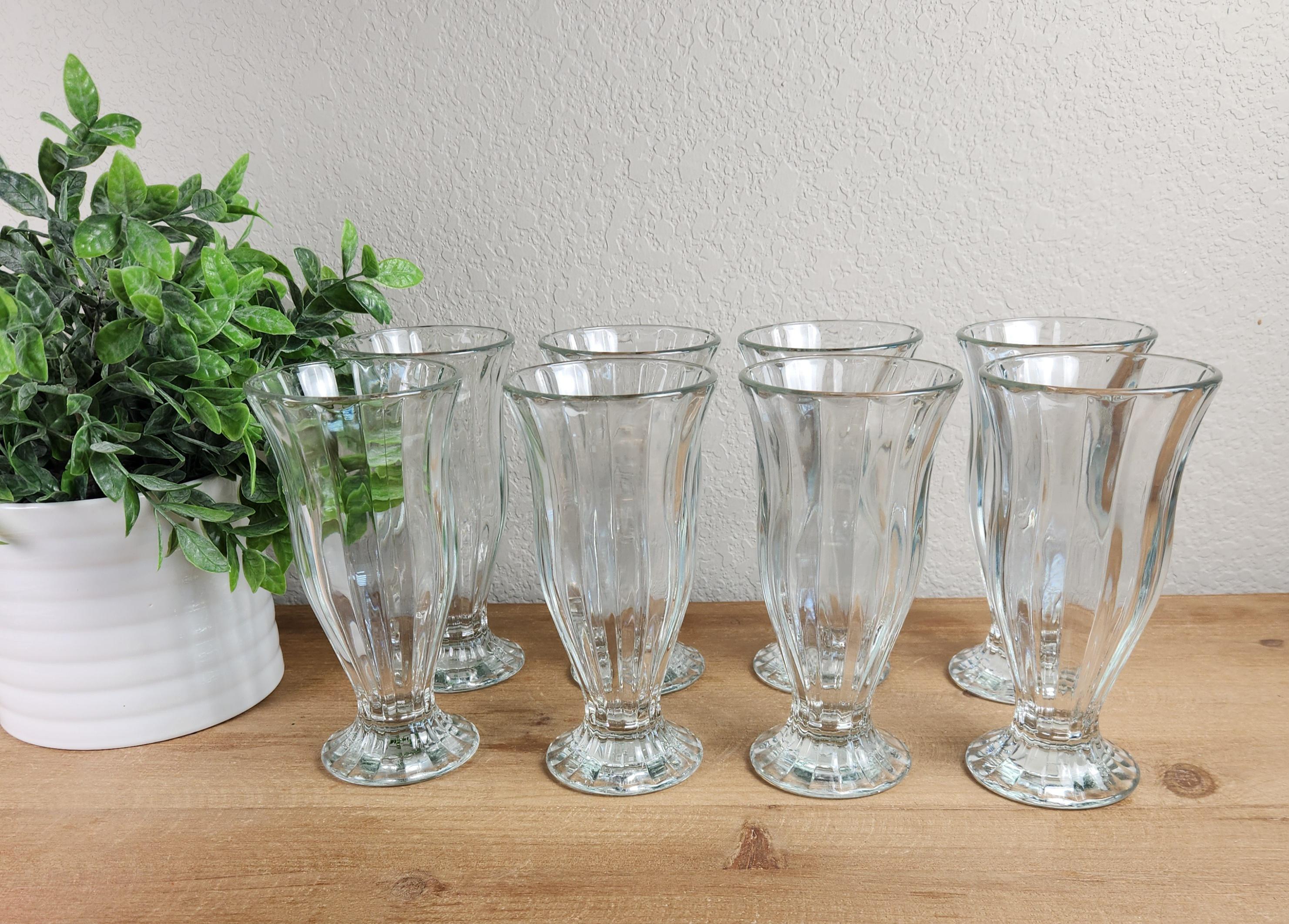Libbey Soda Fountain Glasses, Milkshake Glass, Parfait Glass, Retro Kitchen, Mid Century ...