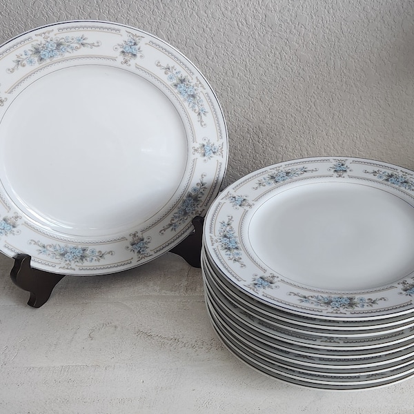 Blue Fine China Plates - Etsy