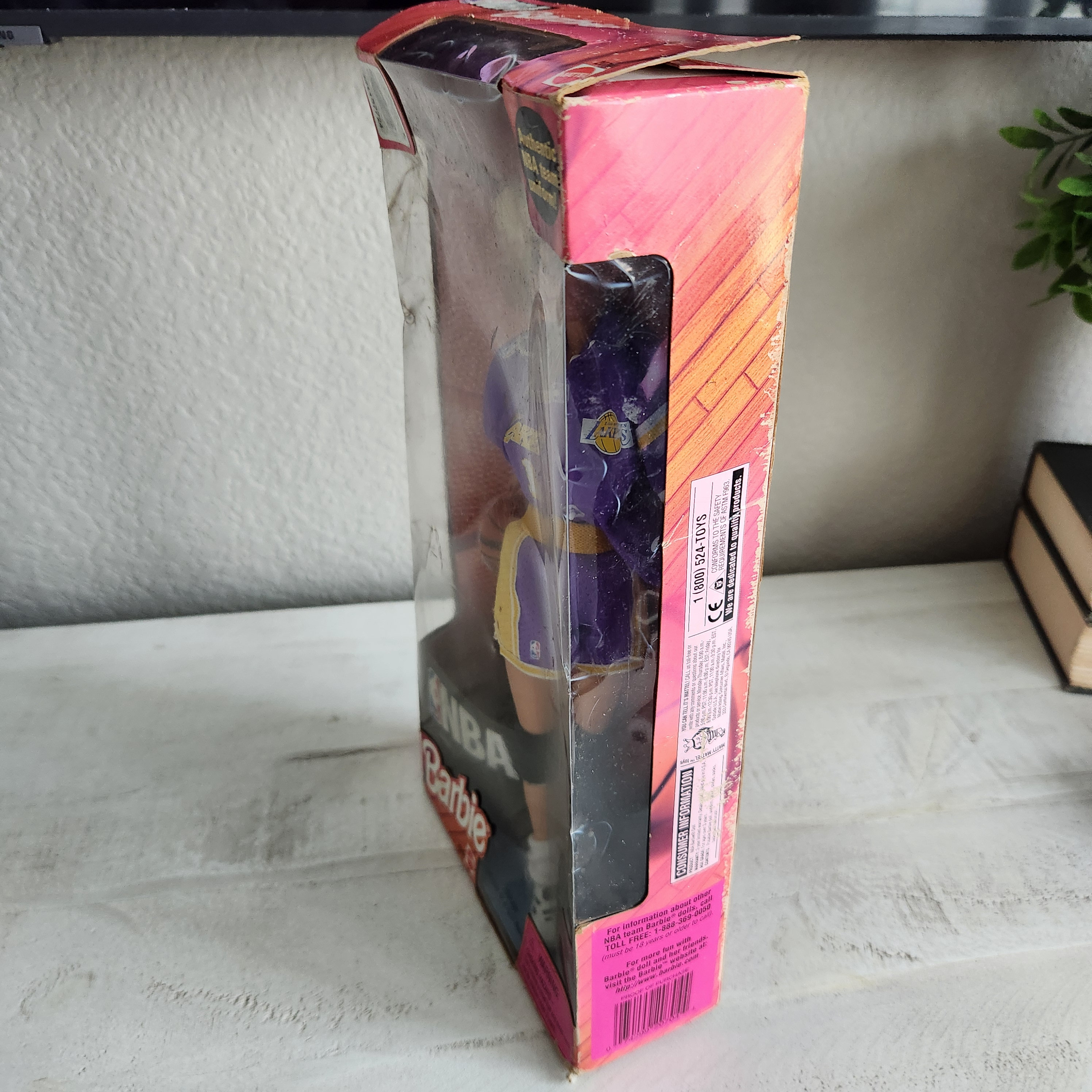 Mini Panier De Basket Pour Chambre NBA Barbie Doll Los Angeles Lakers ...