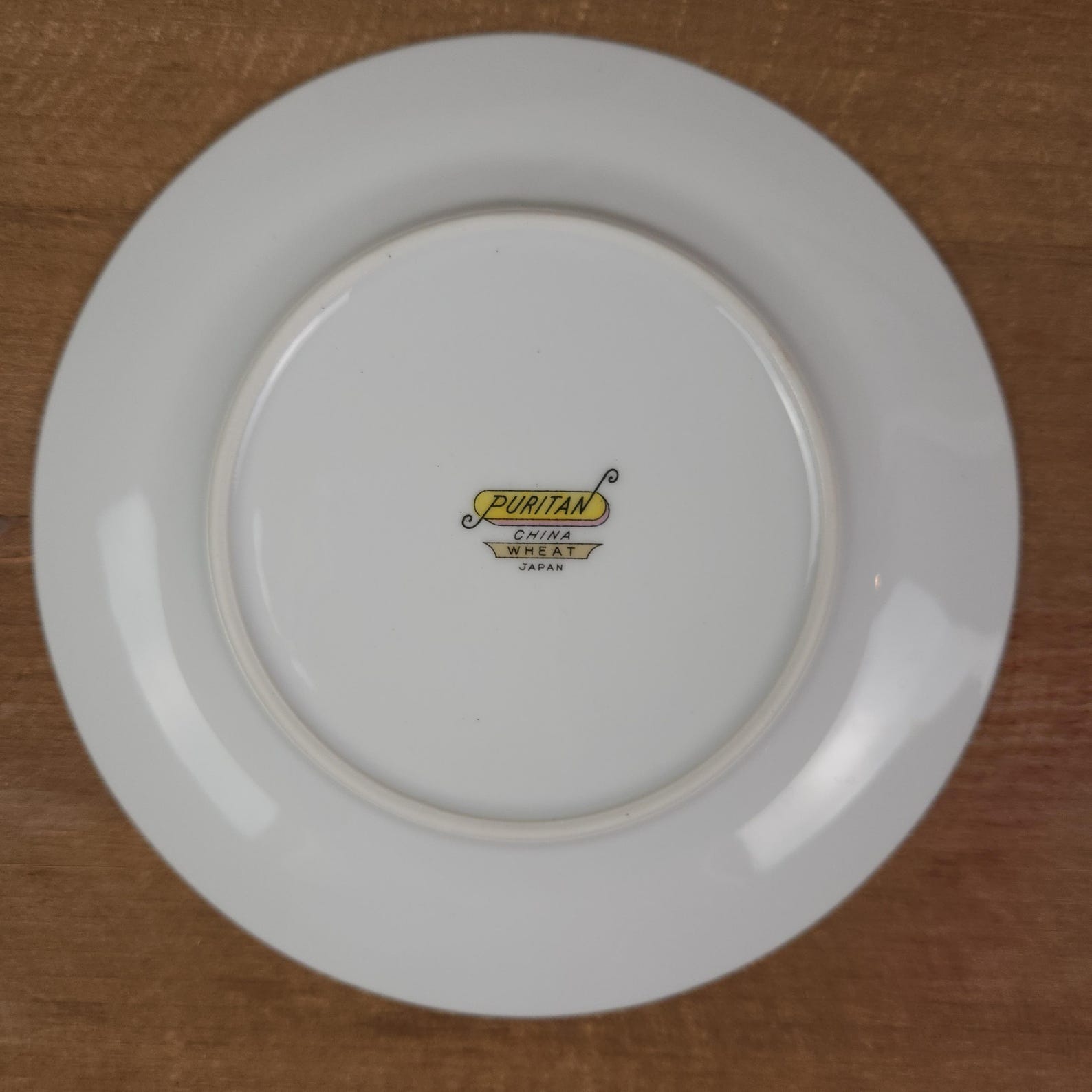 Vintage Puritan China Wheat Bread Plates, Gold Trim (set of 6) - Etsy