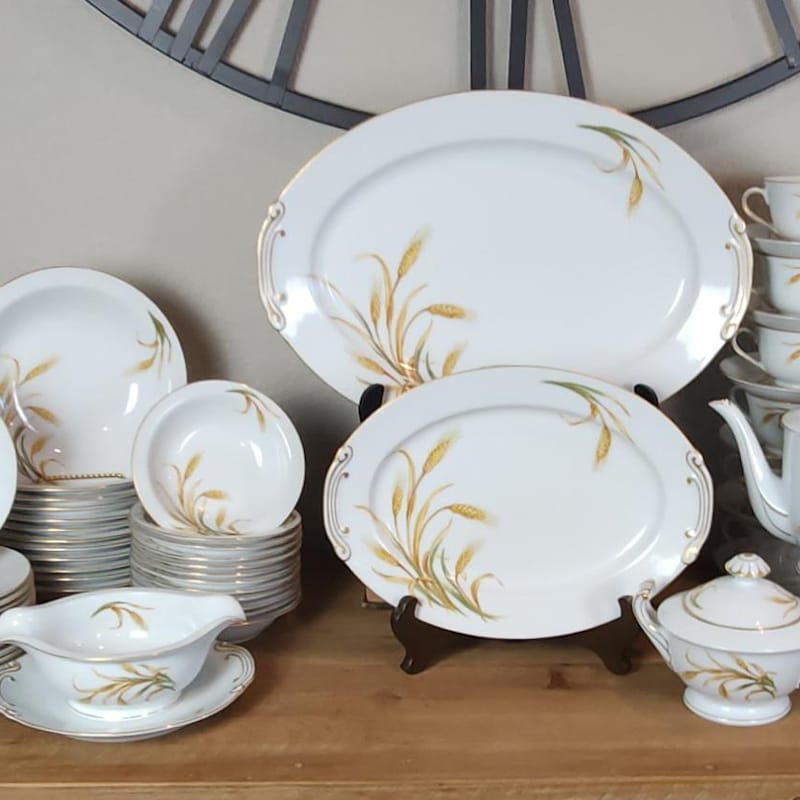 Wheat Pattern Dishes - Etsy