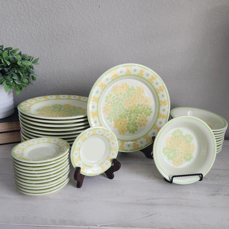 Retro Dinnerware - Etsy