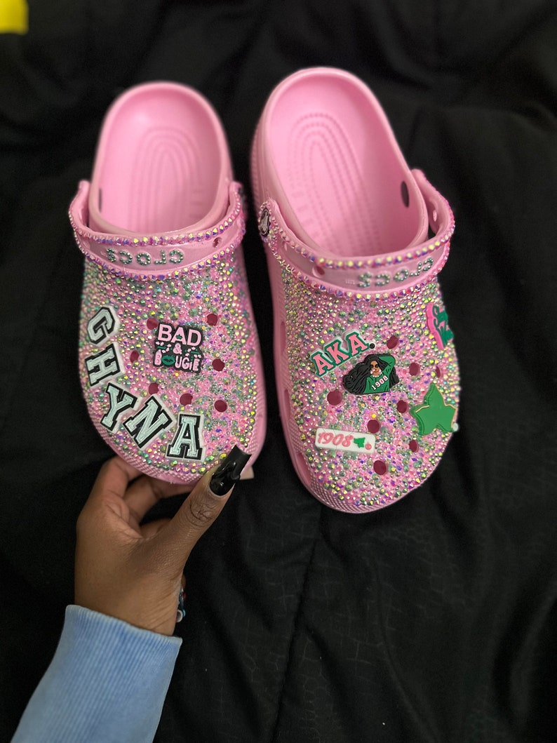 Custom Bedazzled AKA Croc - Etsy