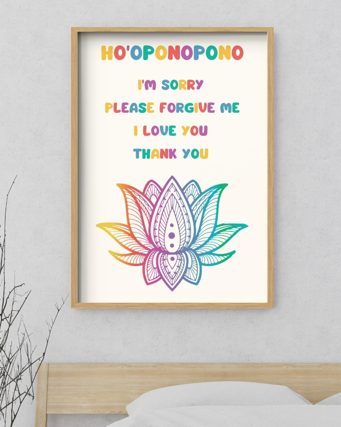 Ho'oponopono Prayer, Ho'oponopono Wall Art, Hawaiian Artwork, Hawaiian ...