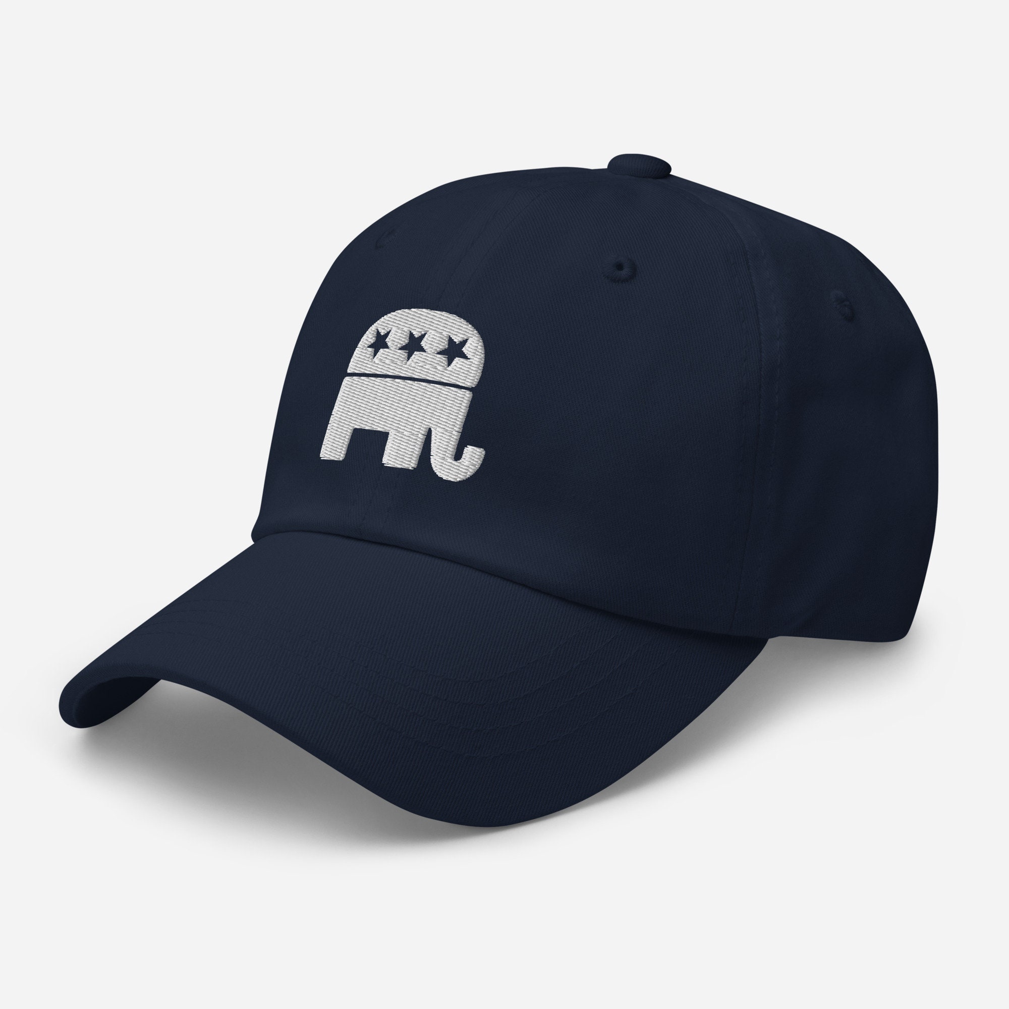 Republican Elephant Logo Style Red & Blue Cap Hat - Etsy