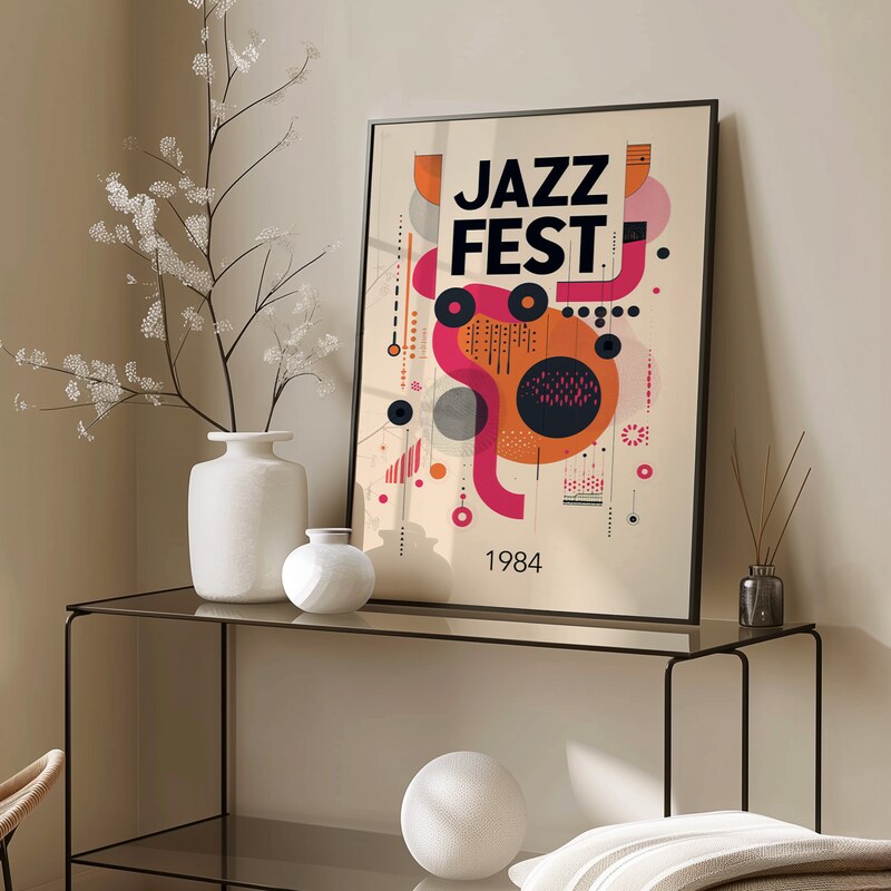 Vintage Jazz Poster - Etsy