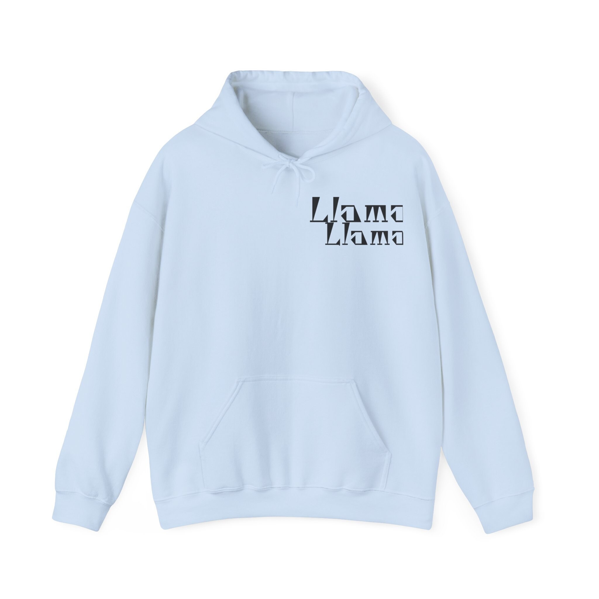 Llama Hoodie, Unisex Heavy Blend Hooded Sweatshirt, Cotton and ...