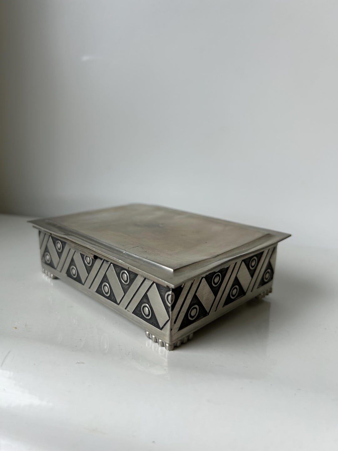 Norwegian Vintage Pewter Jewelry Box or Decorative Box - Etsy