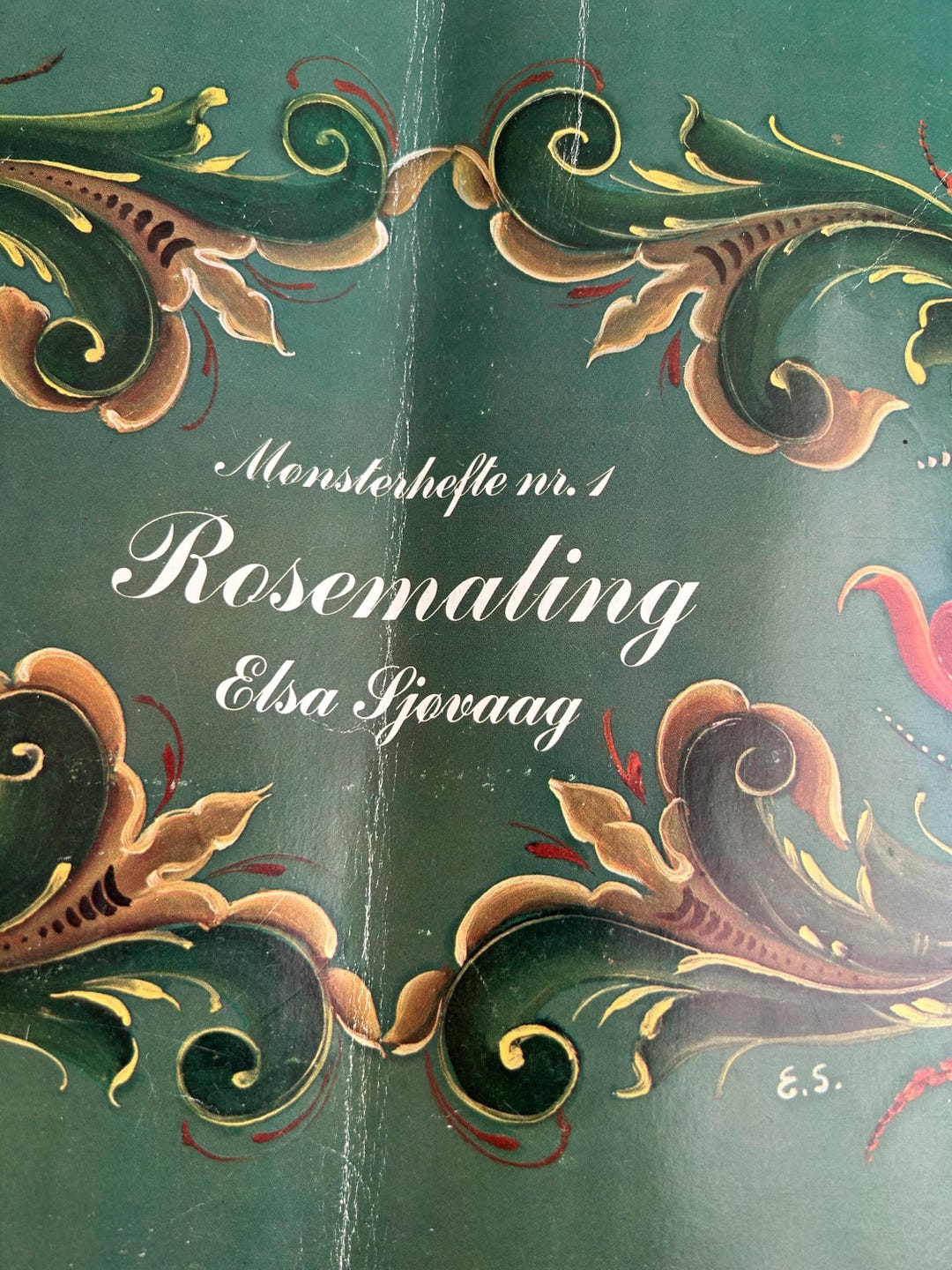 Norwegian Rosemaling Book by Elsa Sjøvaag Vintage Rosemaling Design ...