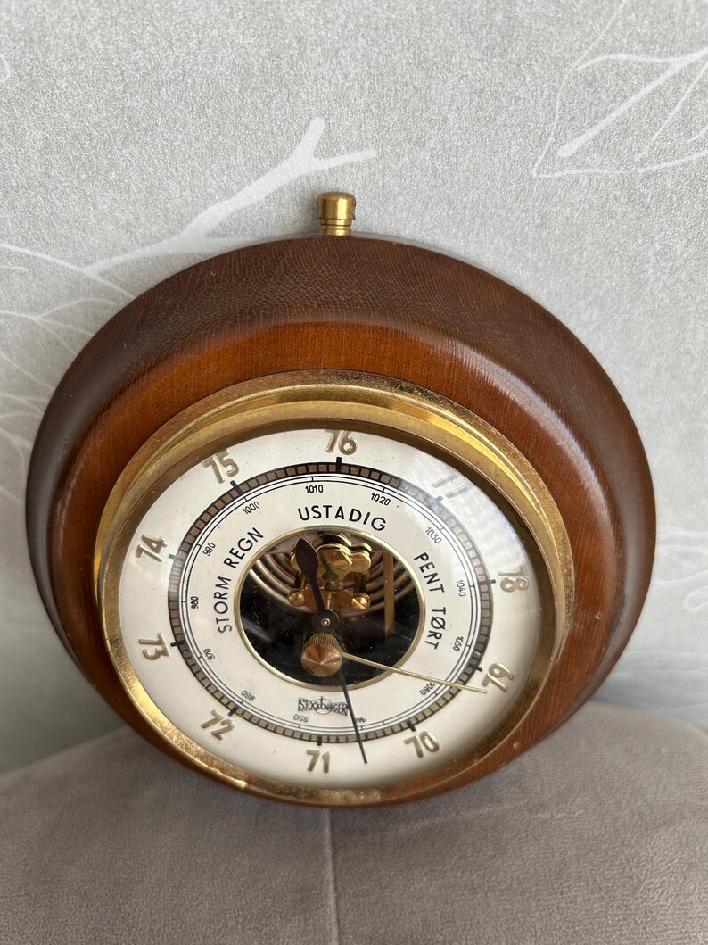 Barometer Vintage Wall Barometer Made in Germany - Etsy