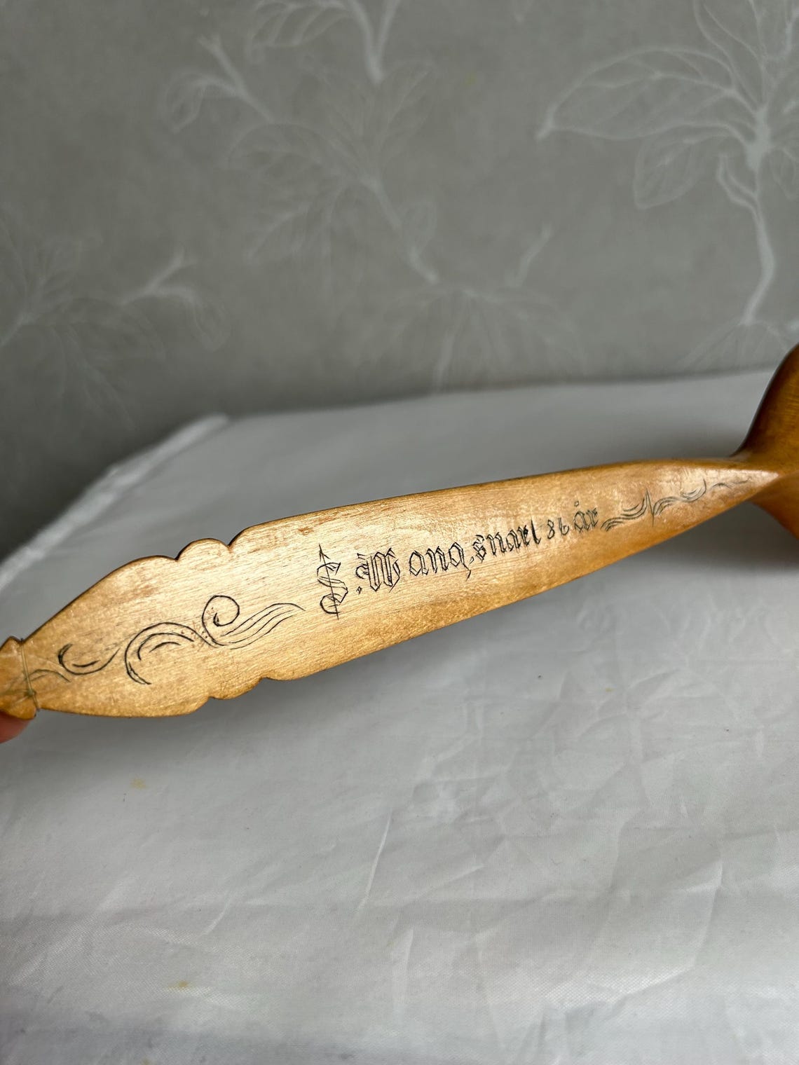 Antique Hand Carved Wooden Spoon Norwegian Handmade Old Food Spoon - Etsy