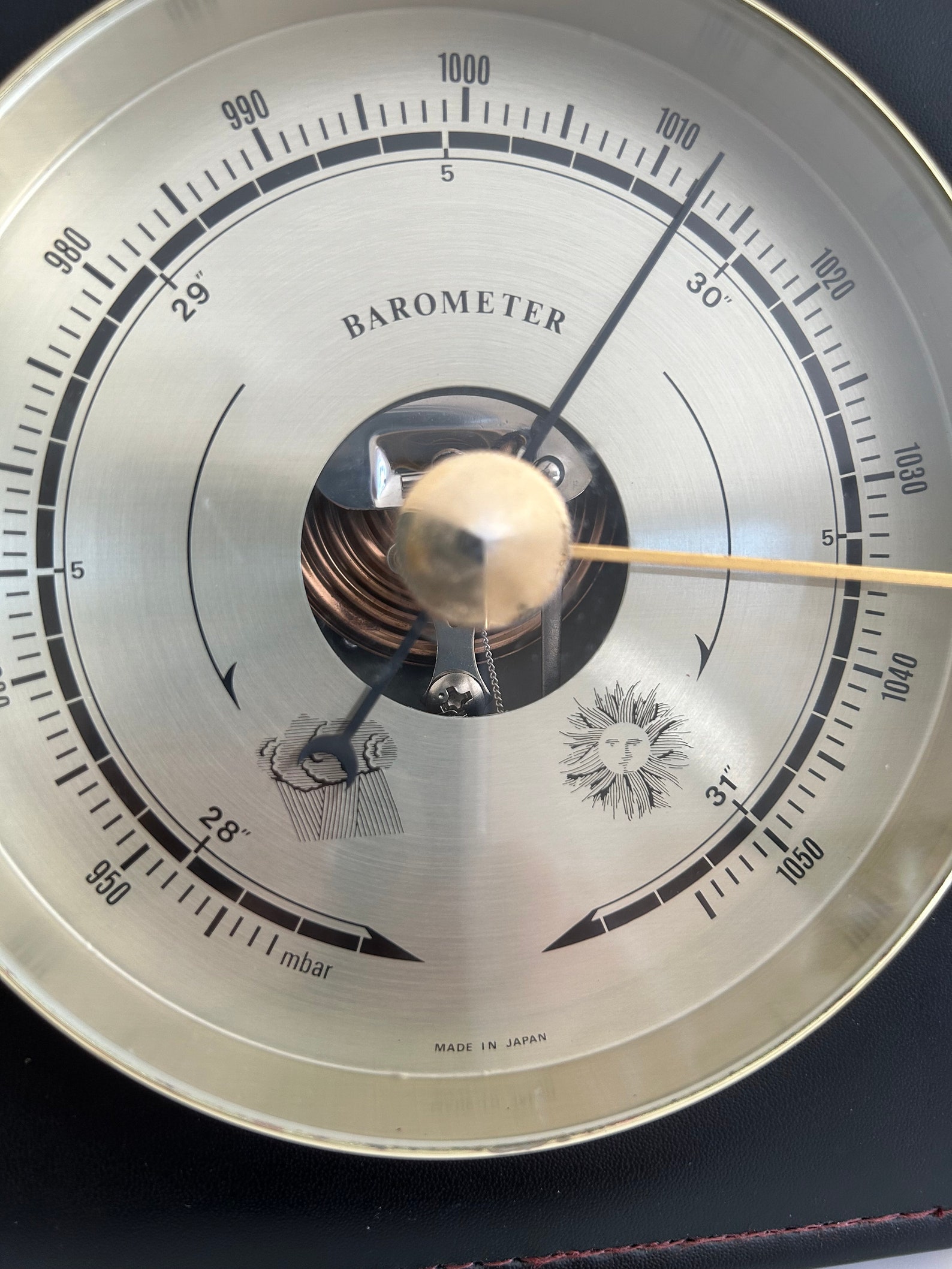 Vintage Barometer Made in Japan Wall Hanging Barometer Weather Sensor ...