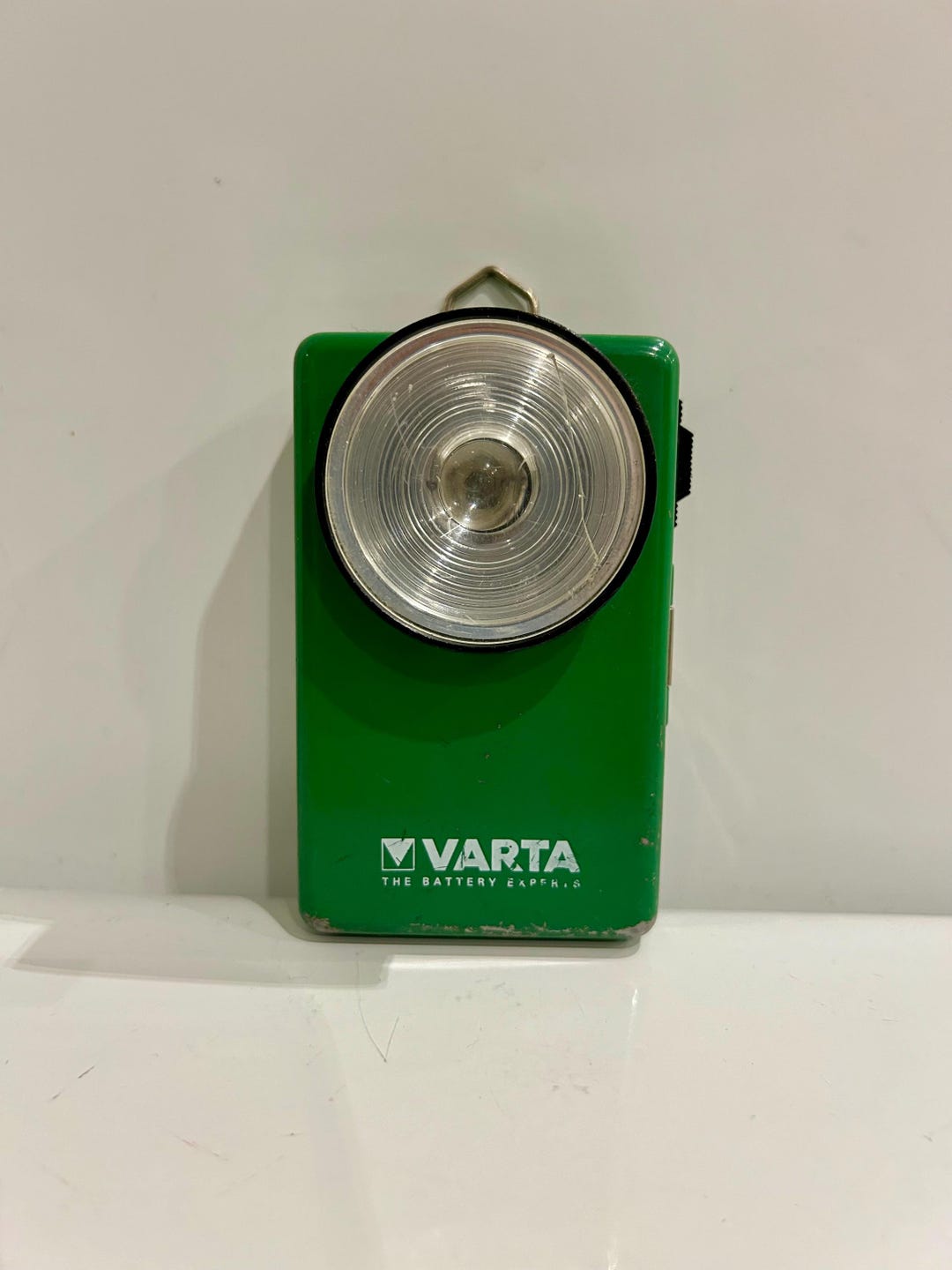 Vintage Hand Flashlight Green Color Varta Flashlight in Green Color ...