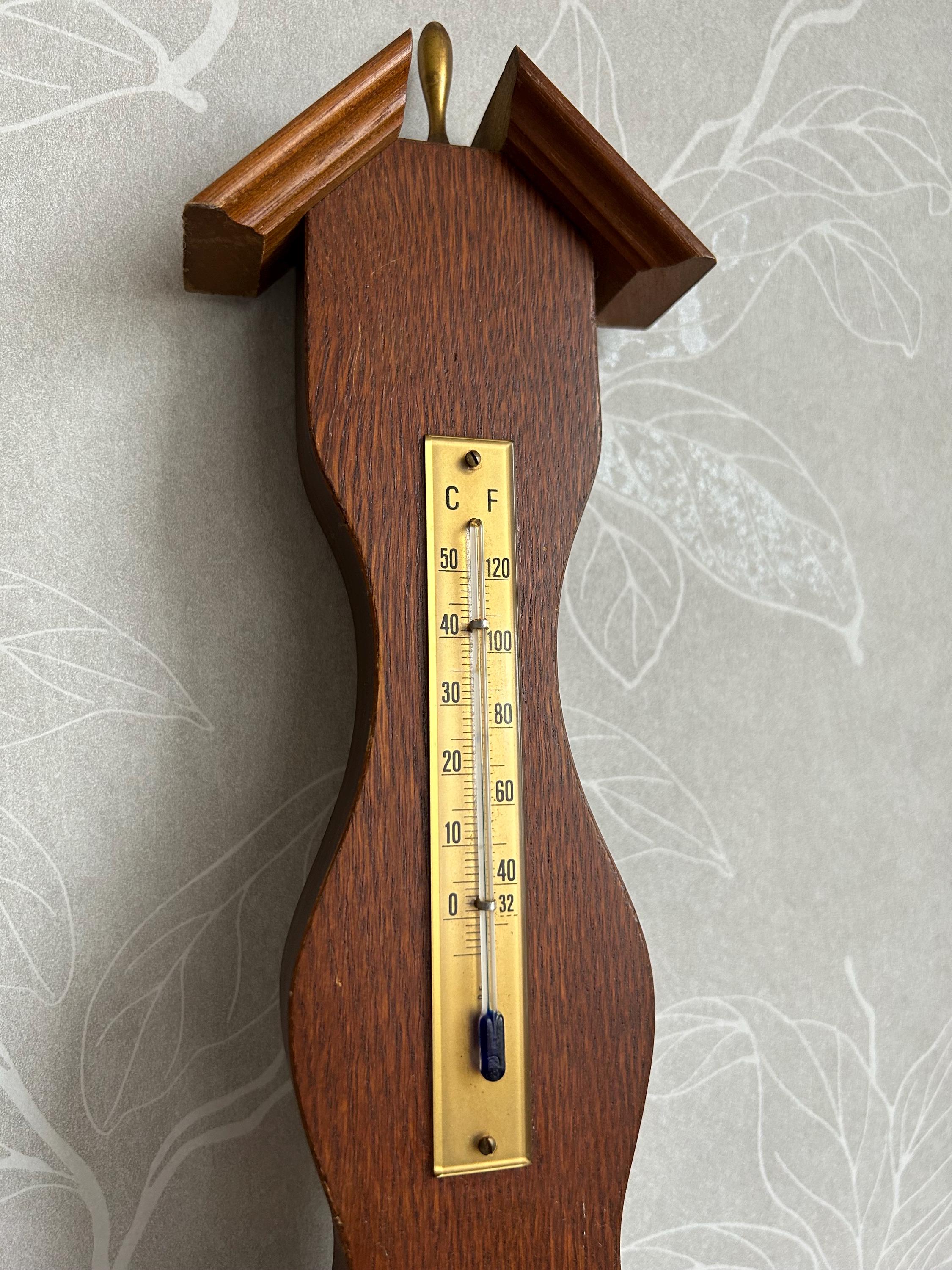 Vintage Barometer Made in West Germany Wall Decoration Hygrometer ...