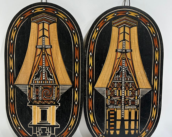 Handmade Indonesian Folk Art in Wood Tana Toraja Tongkonan House - Etsy