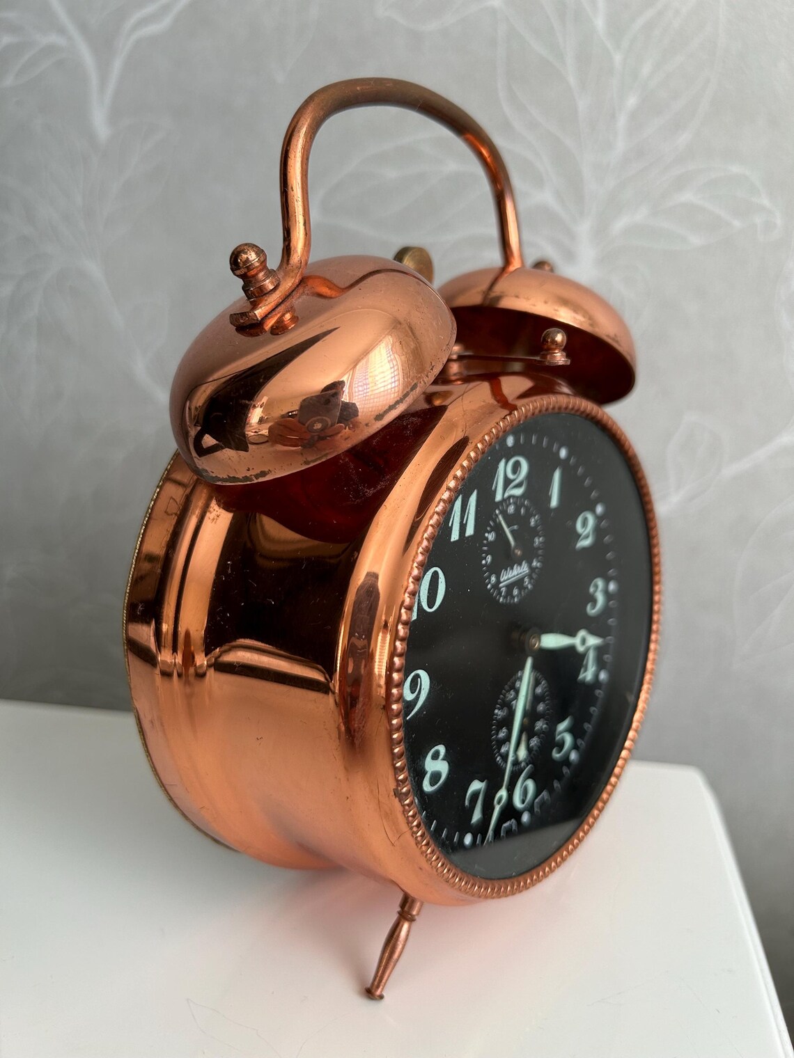 Vintage Wehrle Teen Tubell Copper Alarm Clock - Made in Germany - Etsy