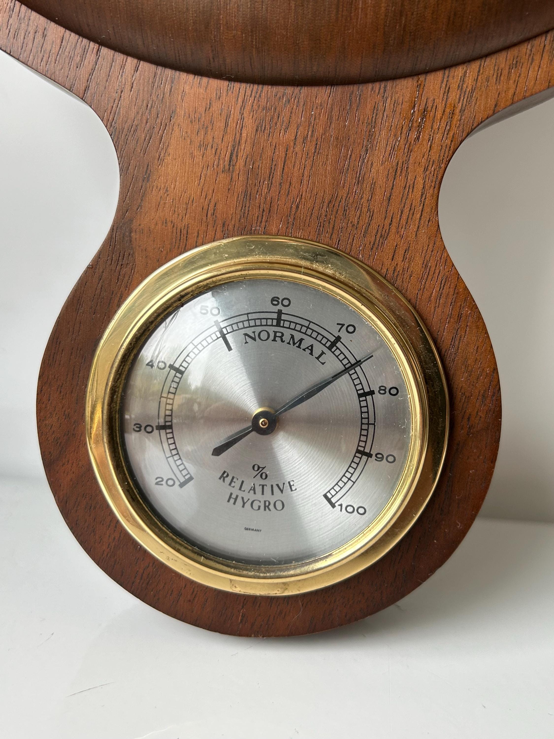 Vintage Large Barometer Made in Germany Wall Decoration Hygrometer Wall ...