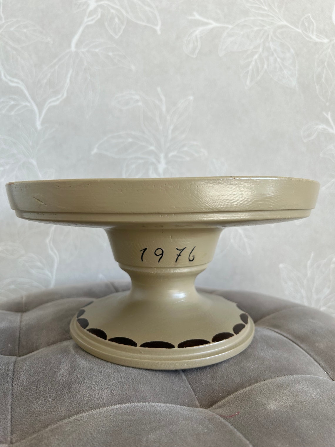 Norwegian Vintage Rosemaling Cake Stands Handmade Folk Art of Norway ...