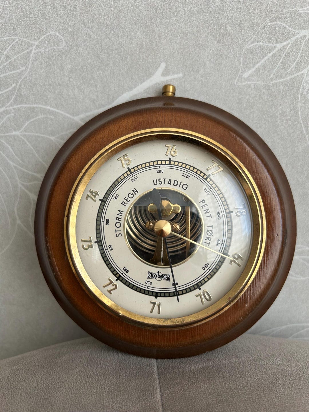 Barometer Vintage Wall Barometer Made in Germany - Etsy
