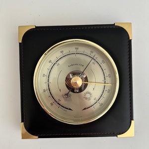Vintage Barometer Made in Japan Wall Hanging Barometer Weather Sensor ...