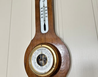 Vintage Large Barometer Made in Germany Wall Decoration Hygrometer Wall ...