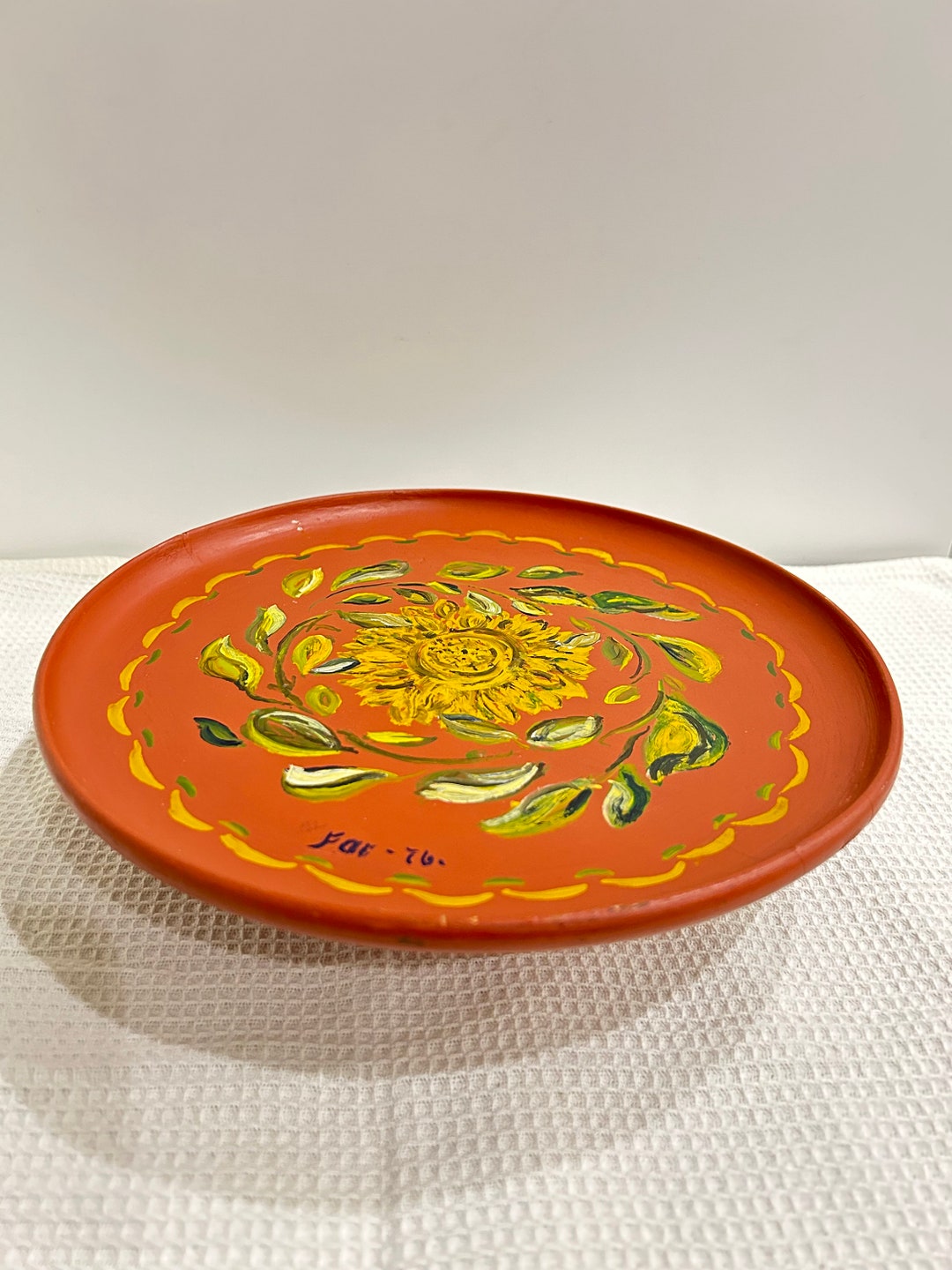 Norwegian Rosemaling Cake Stand Folk Art of Norway Handmade Wooden ...