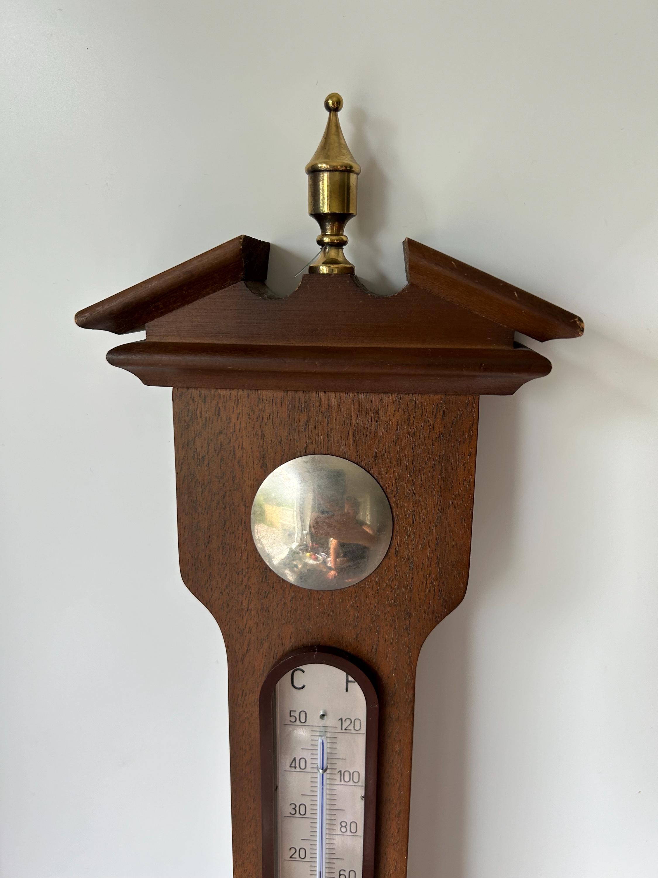 Vintage Large Barometer Made in Germany Wall Decoration Hygrometer Wall ...