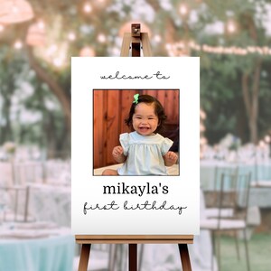 Minimalist Birthday Banner, Gender Neutral Birthday, Custom Banner ...