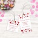 Sweetheart Favor Tags, Valentine's Day Heart Theme Baby Shower ...